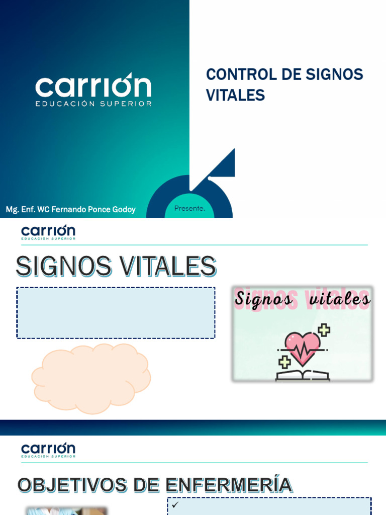 Control y Evaluación de Signos Vitales | PDF | Respiración | Fiebre