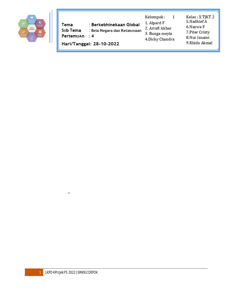 4. LKPD Projek P5 Visi Misi^J Tatib^J Janji Taruna | PDF