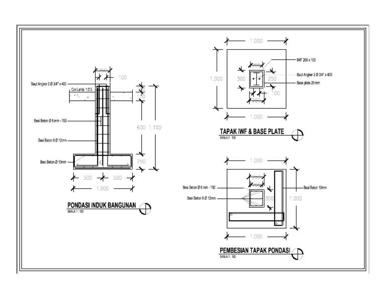 Pondasi IWF 200 | PDF