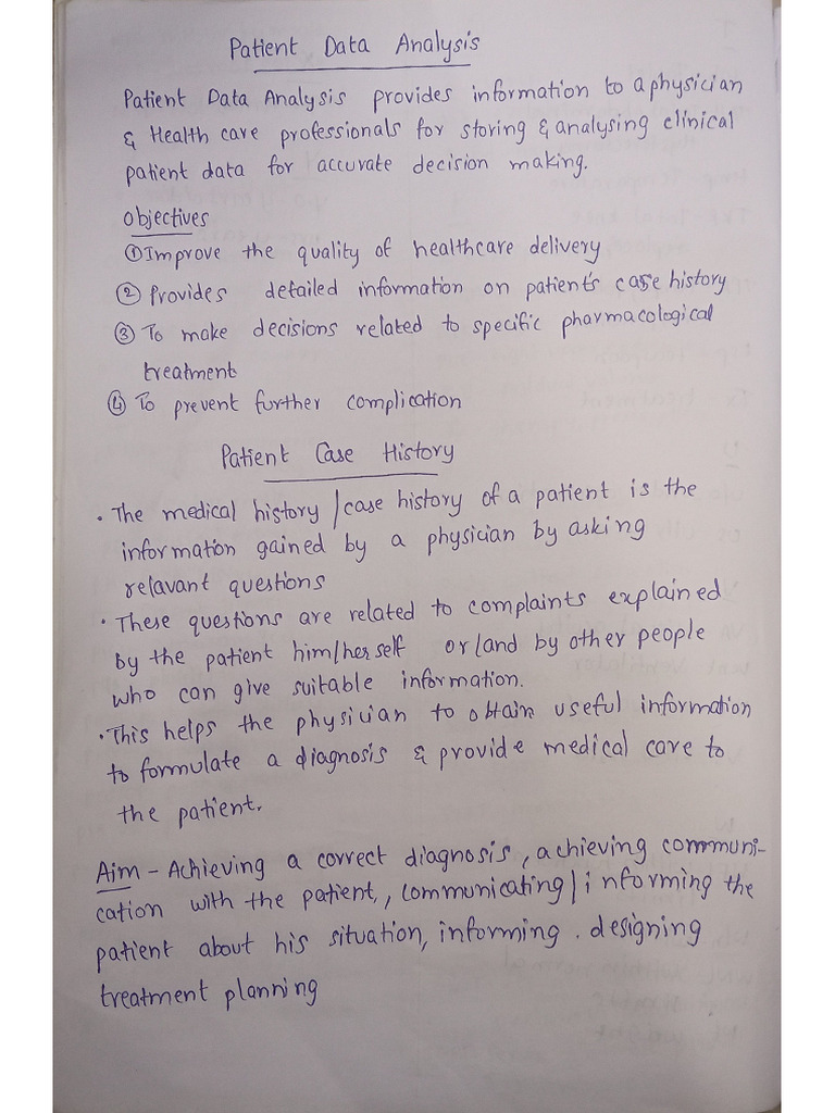 Patient Data Analysis | PDF