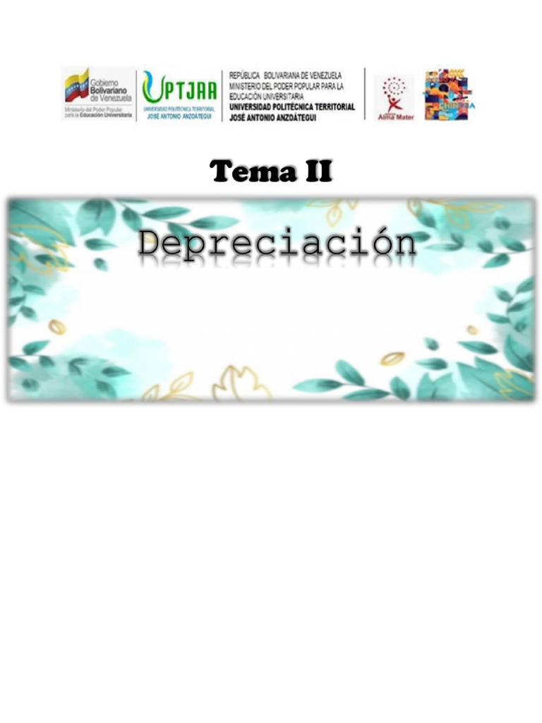 Tema II Trabajo | PDF | Inflación | Depreciación