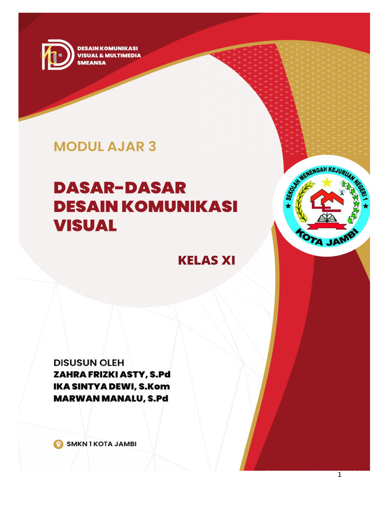 Modul 3 Dasar-Dasar Desain Komunikasi Visual Kelas Xi | PDF