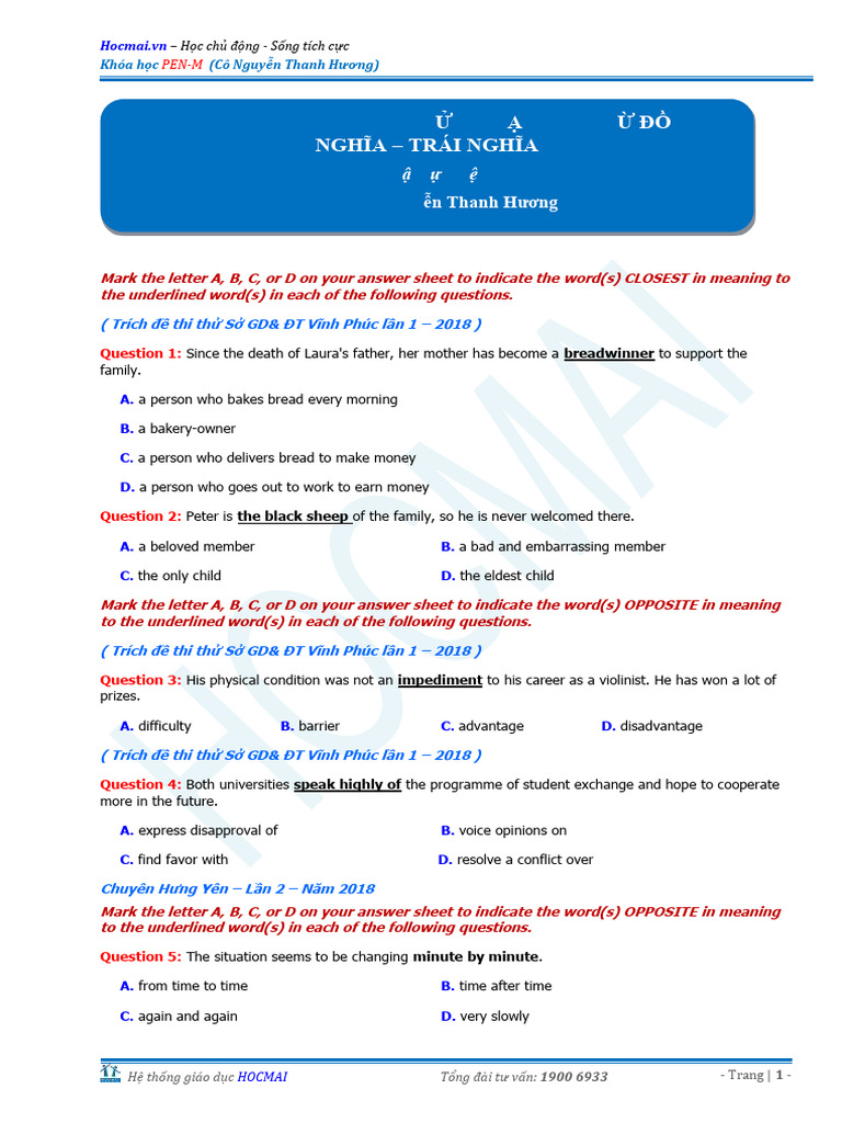 Tu Dong Nghia - Trai Nghia BTTL | PDF | Vietnam