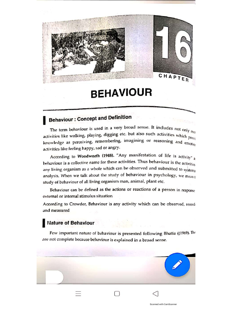 Human Behaviour | PDF