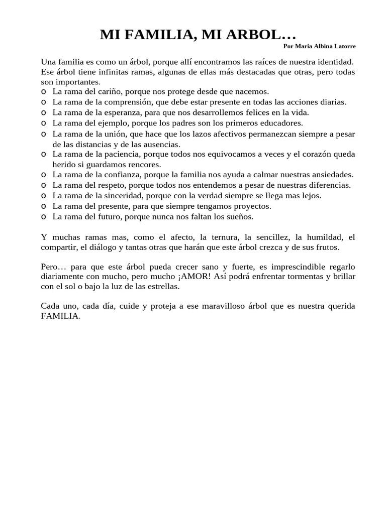 Mi Familia Mi Arbol | PDF