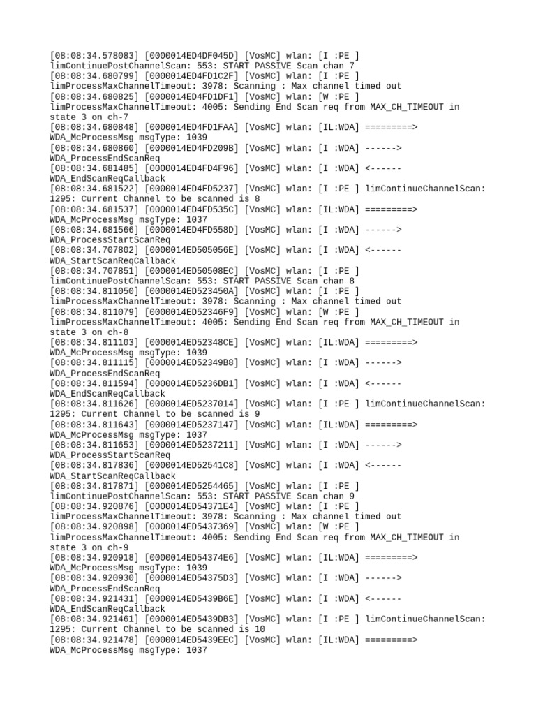Host Driver Logs Current | PDF