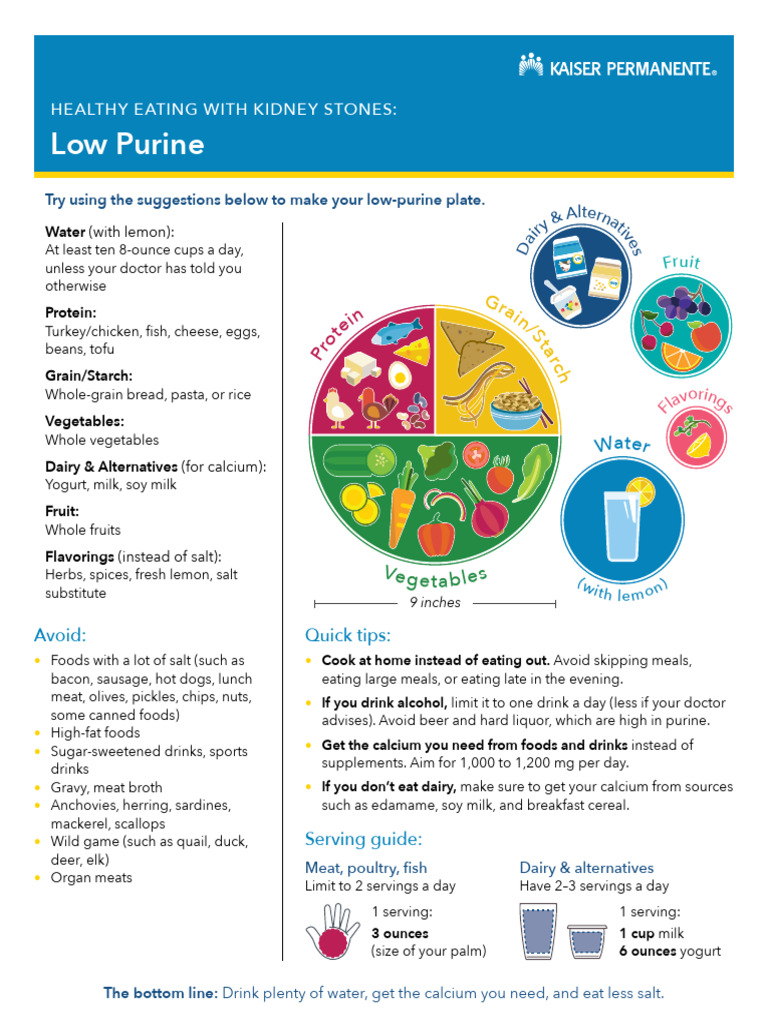 Healthy Eating With Kidney Stones Hi en | PDF | Foods | Salad