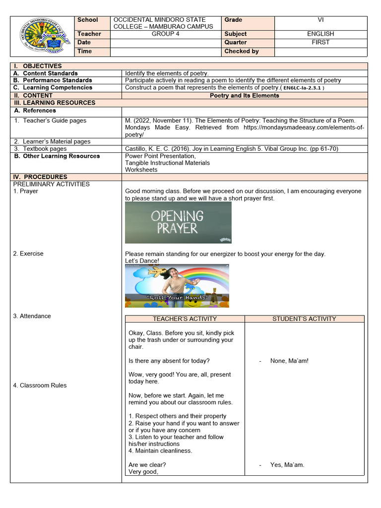 final-dlp-in-arts | PDF | Poetry