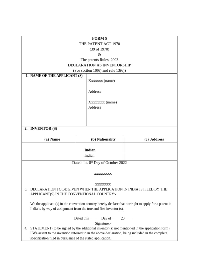 Form 5 | PDF