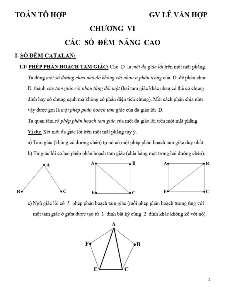 Cac So Đem Nang Cao (THTH 2024) | PDF