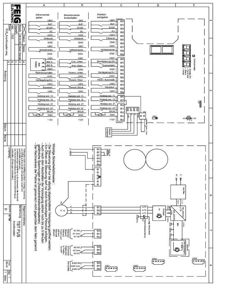 FUS Anschlussplan DWG | PDF