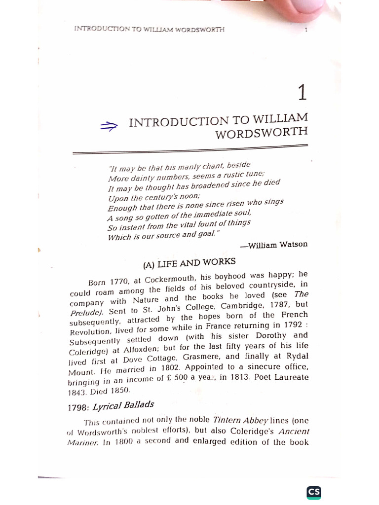 William Wordsworth | PDF