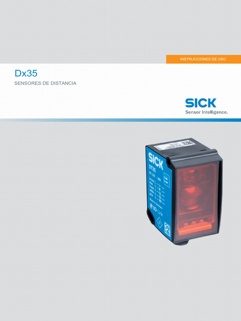 Operating Instructions dx35 Distance Sensors Esp | PDF | Diodo emisor ...