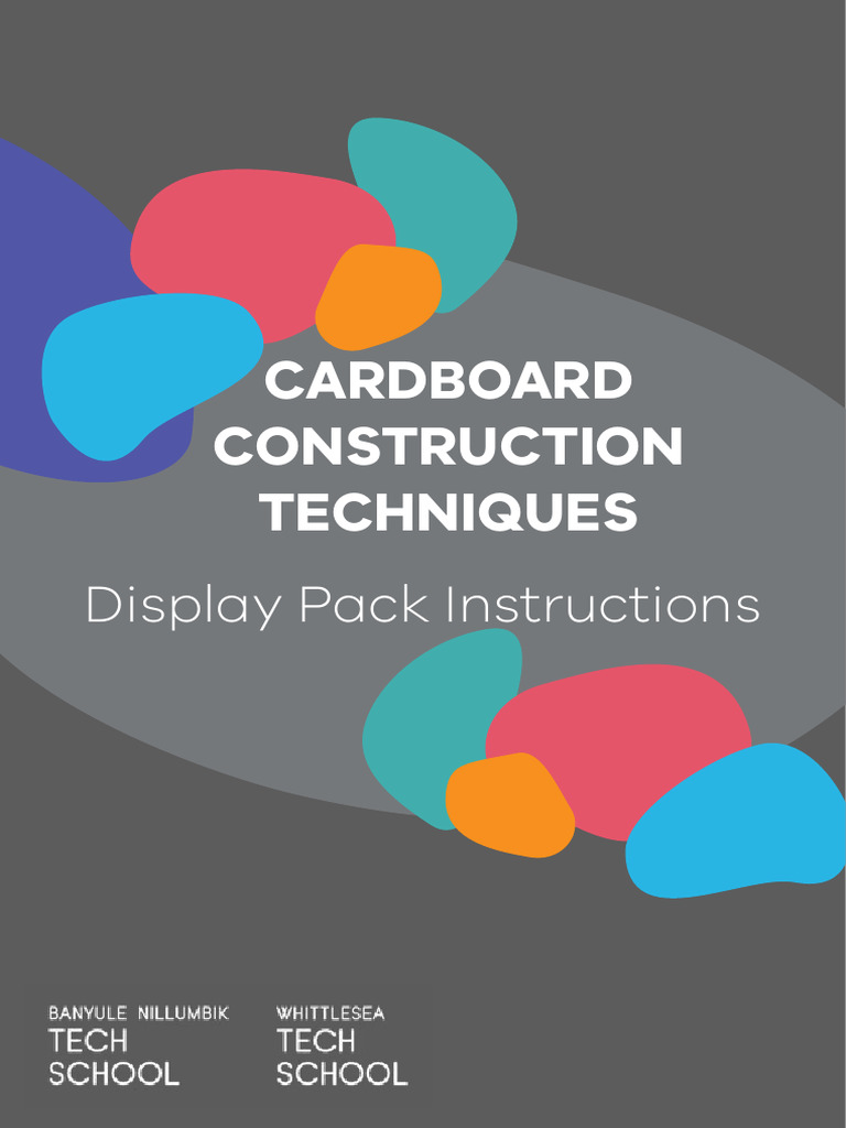 Cardboard Construction Techniques Instruction Booklet | PDF