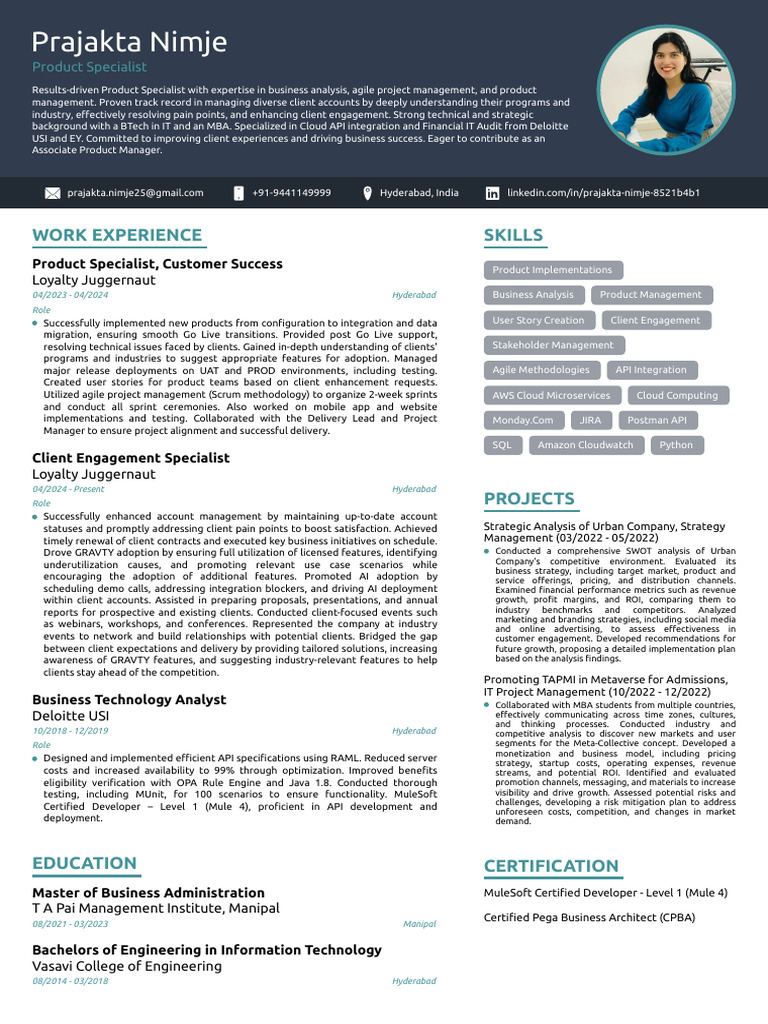Product Cv | PDF | Cloud Computing | Agile Software Development