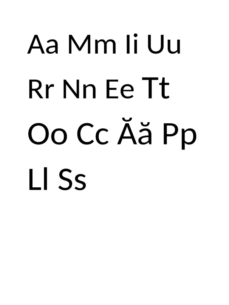Alphabet Letter Combinations Guide | PDF