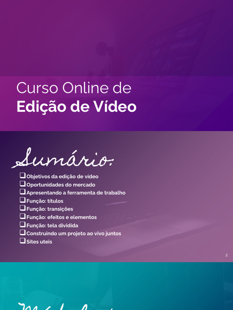 Curso de Edição de Vídeo Online | PDF | YouTube | Vídeo