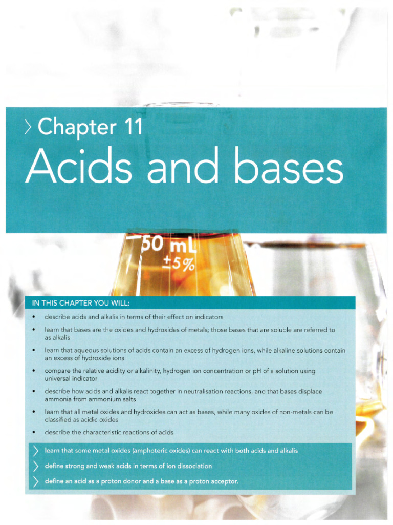 ACIDS AND BASES (1) | PDF