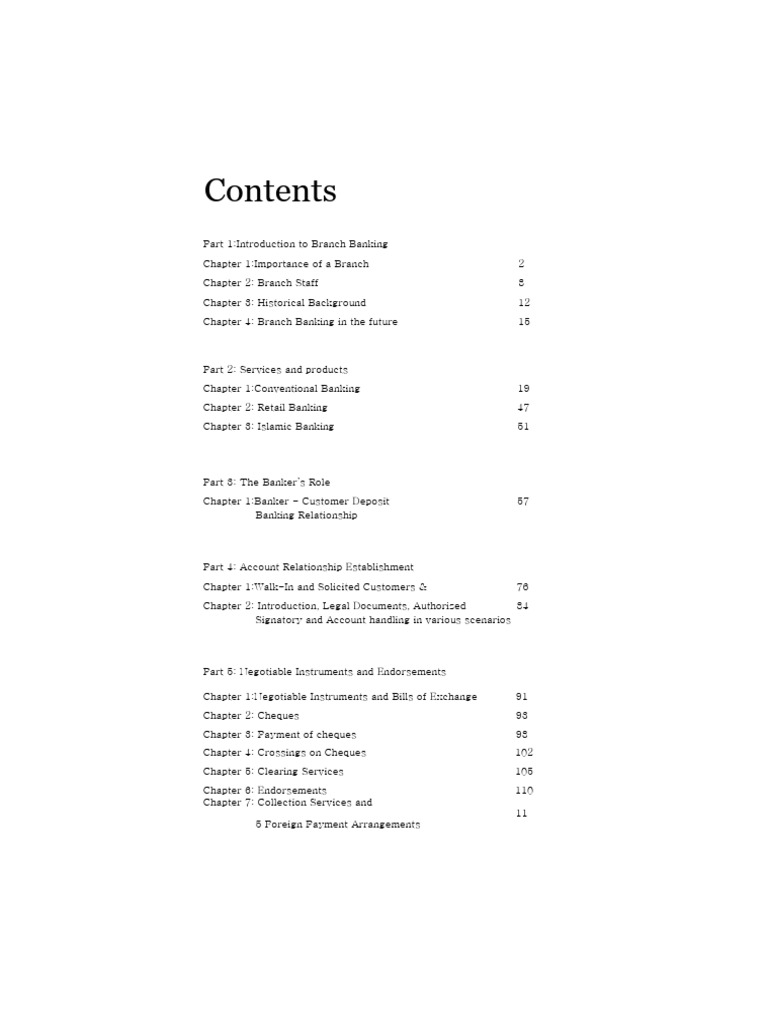 Branch Banking Overview and Services | PDF | Banks | Deposit Account