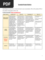 21CLD Student Work Rubrics | PDF | Educational Technology | Knowledge