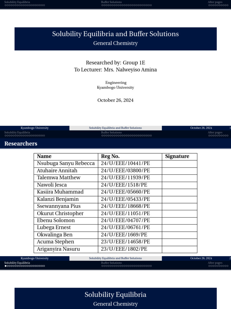 Solubility and Buffer Solutions (Print and Share Version) | PDF | Buffer Solution | Solubility
