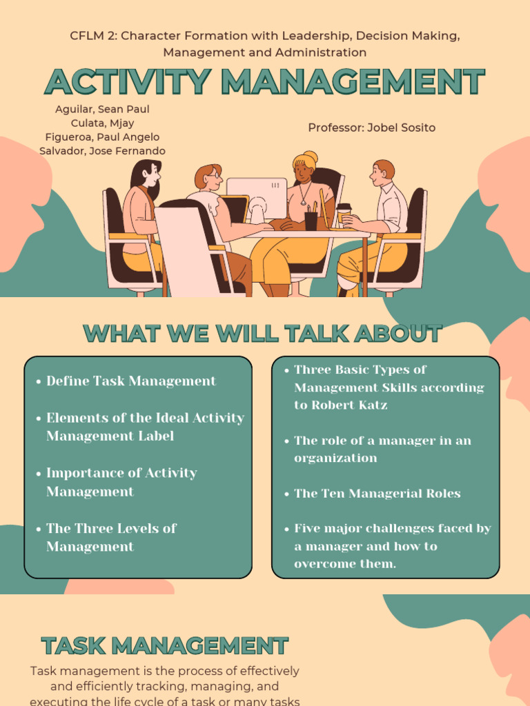 Week 11 - Activity Management | PDF | Communication | Organizational ...