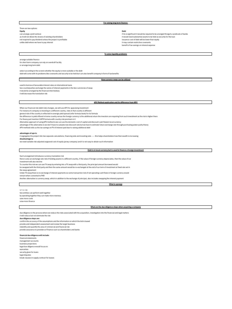 BFD Theory-Updated - 241202 - 214530 | PDF | Swap (Finance) | Dividend