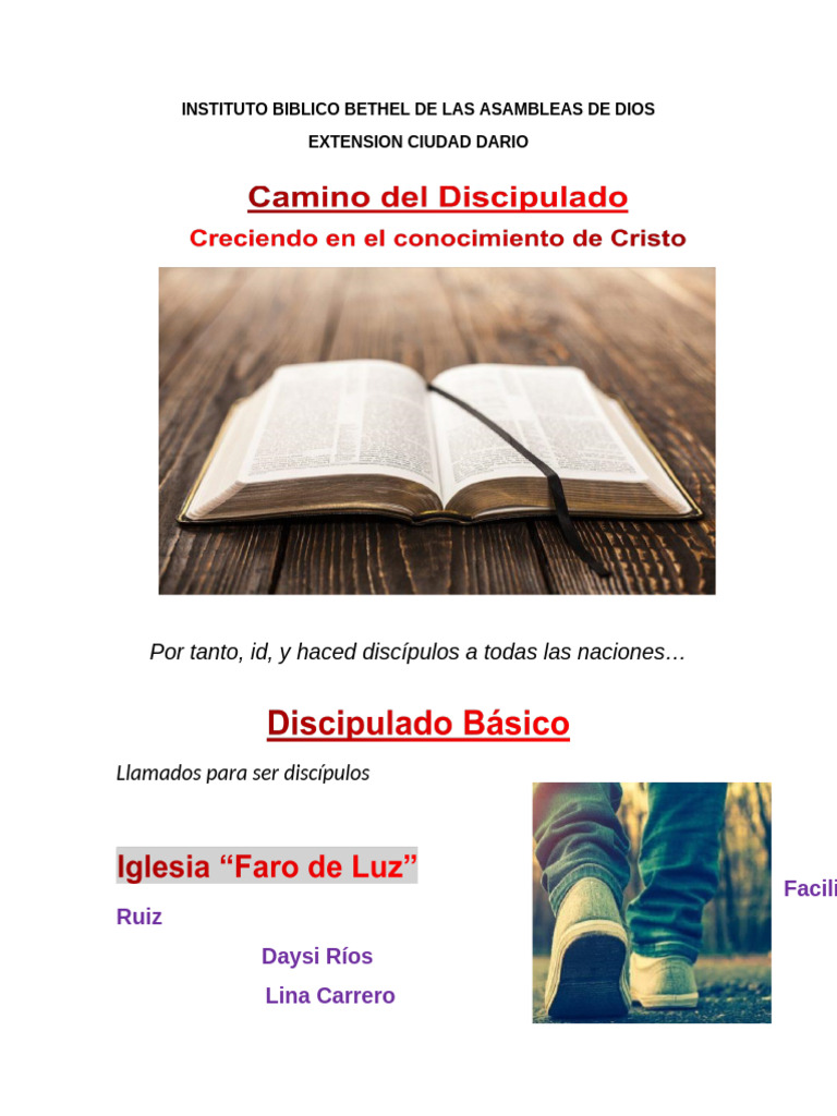 Discipulado # 2 | PDF | Biblia | Profeta