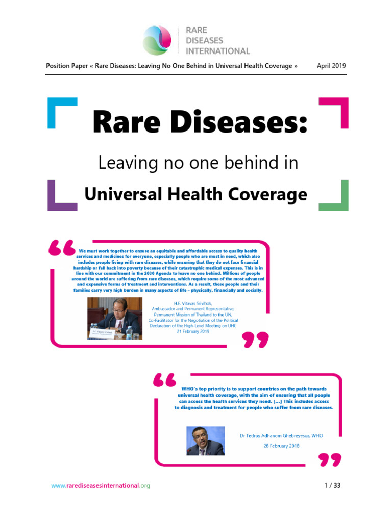 RDI UHC Paper Final May 2019 - For Email | PDF | Health Care | Global ...