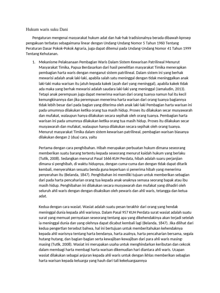 Perkawinan Dalam Adat Suku Dani | PDF