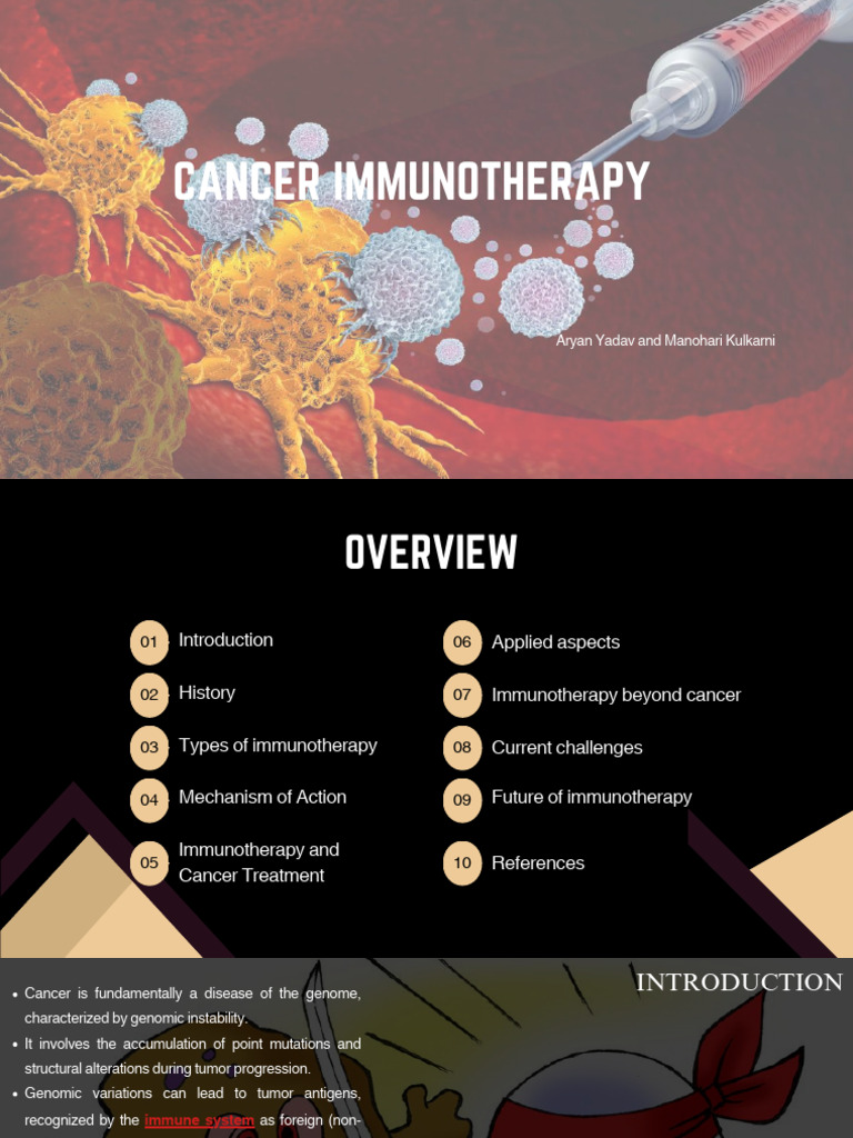 Cancer Immunotherapy | PDF | T Cell | Immunotherapy