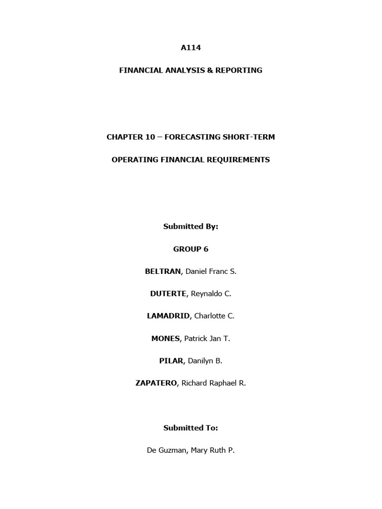 GROUP 6 - CHAPTER 10 - HARD COPY FINAL | PDF | Expense | Budget