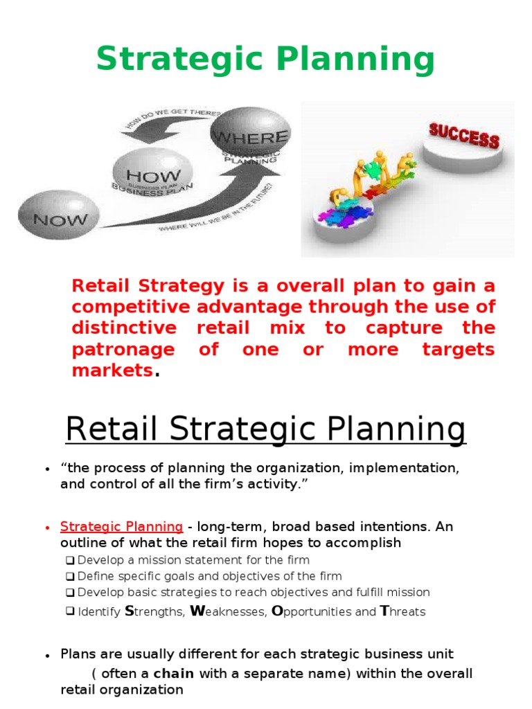 4- Retail-strategic Planning N | Retail | Strategic Management