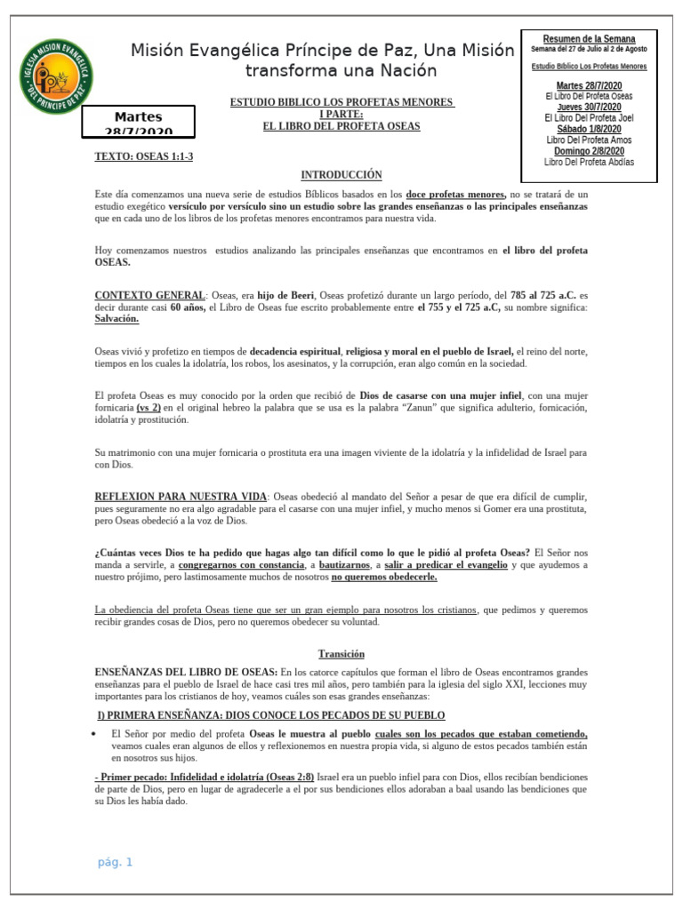 Altar Familiar... Semana Del 27 de Julio Al 2 de Agosto 2020..... Los ...