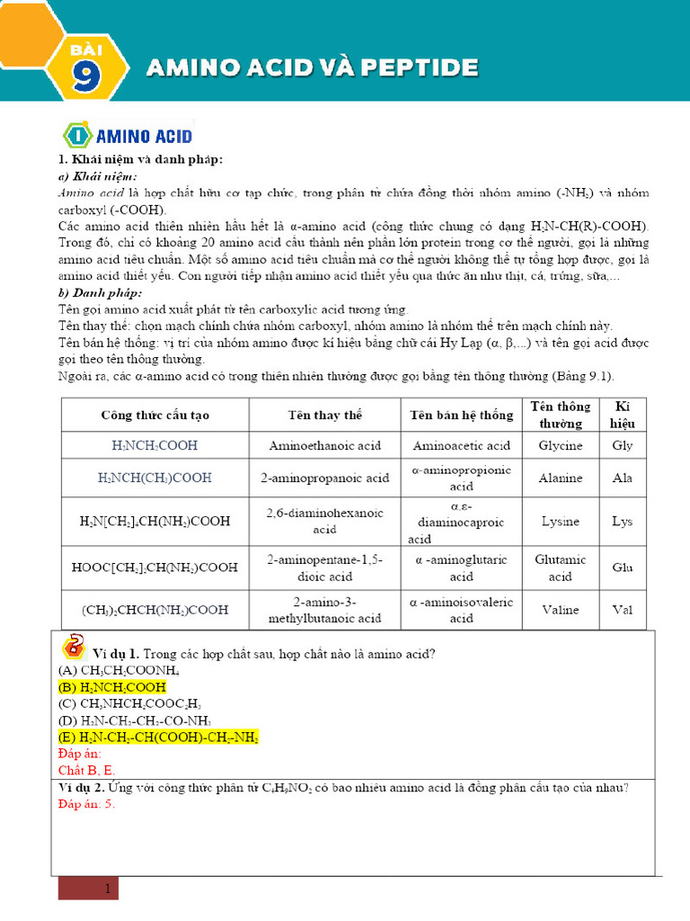 Bai 9 Amino Acid Peptide Gvdocx - 1600 - PDF - Gdrive.vip | PDF