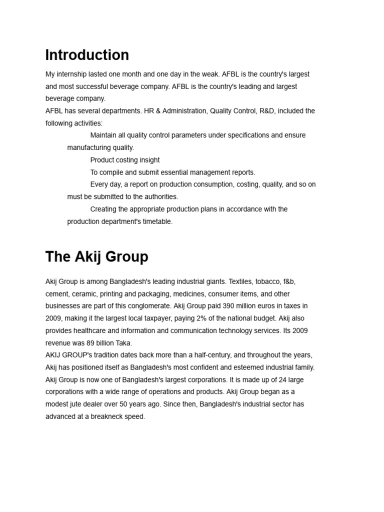 Supply Chain of Akij Food and Beverages | PDF | Milk | Yogurt