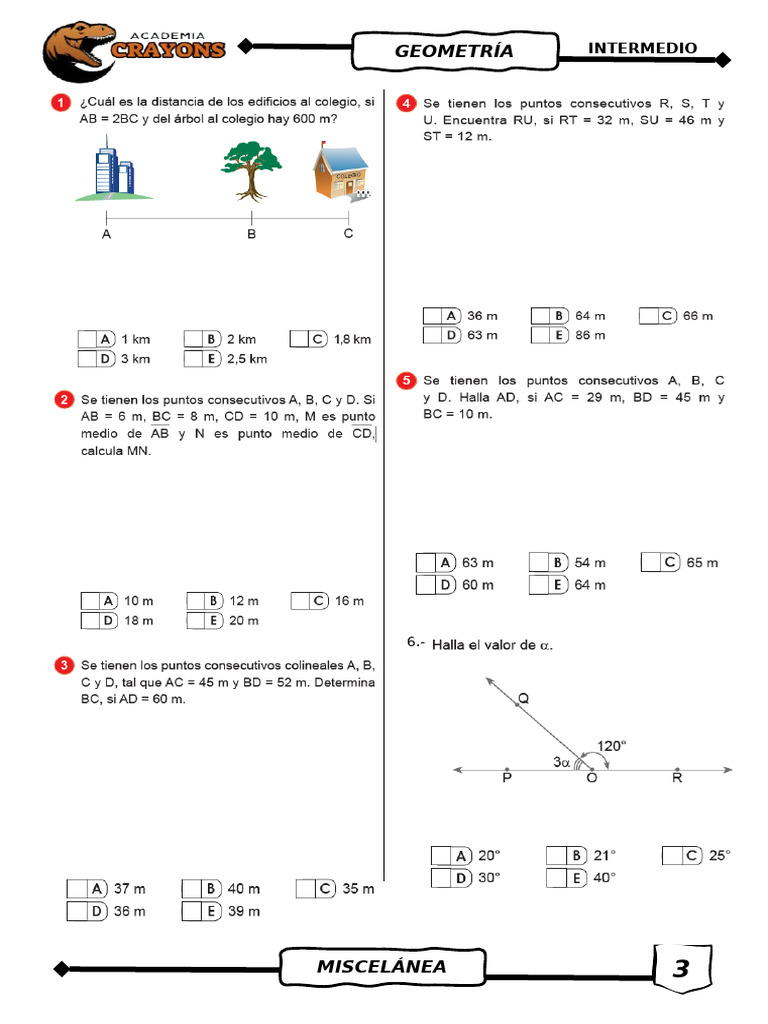Segmentos y Angulos Ii | PDF