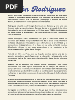 Felix Adams Biografia | PDF | Venezuela | Educación en artes liberales
