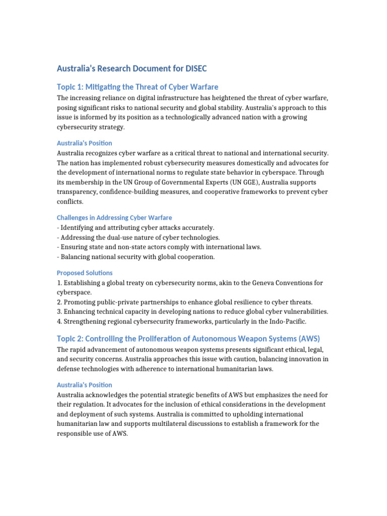 DISEC_Australia_Research (1) | PDF | Computer Security | Security