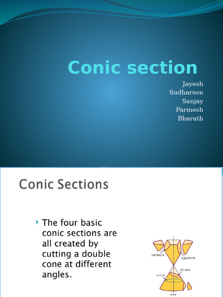 CH 11 Conic Section | PDF