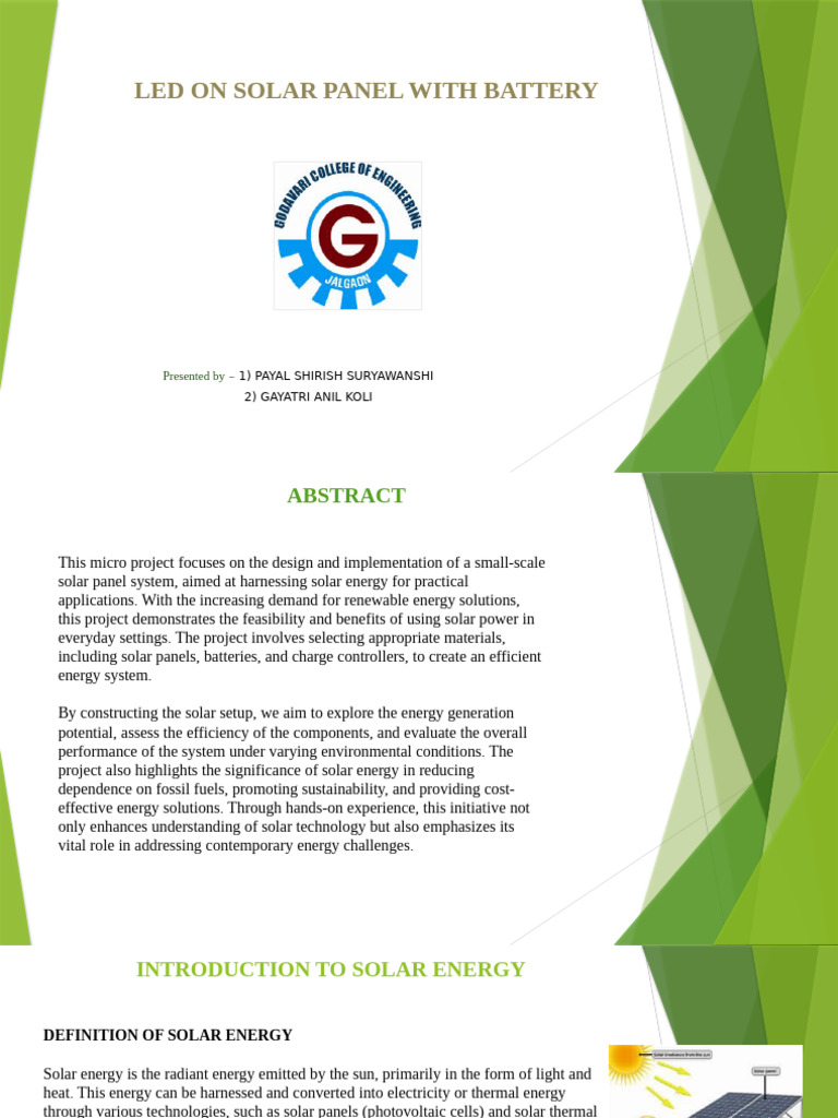 Solar Ppt Pdf Photovoltaics Solar Power