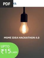 Guidelines For MSME Idea Hackathon 5.0 Application | PDF | Supply Chain ...