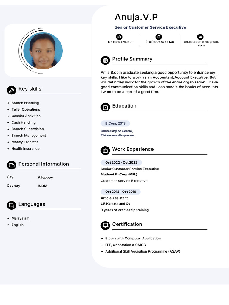 Anuja CV | PDF
