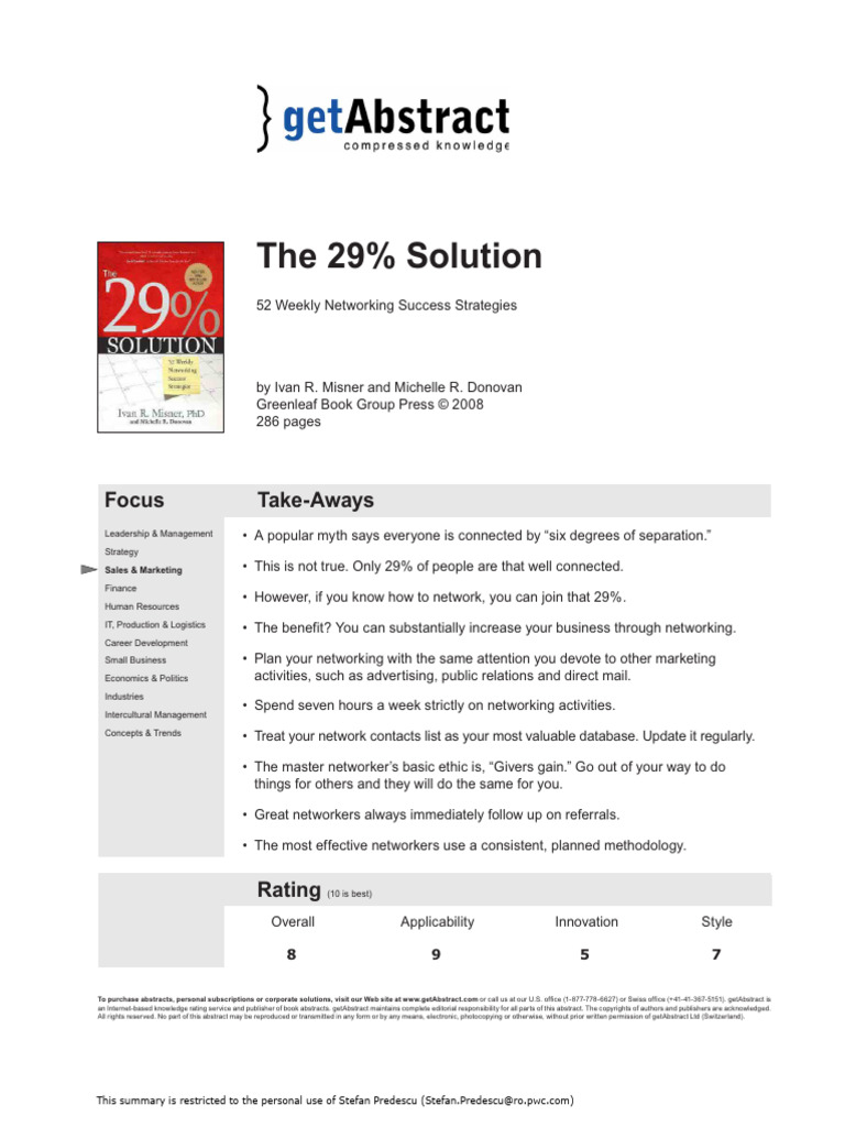29 Per Cent Solution Misner e | PDF | Human Communication