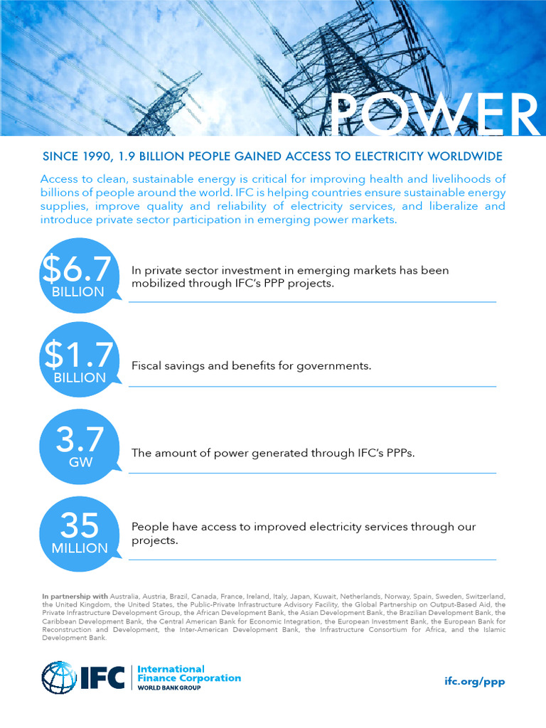 Power PPP Sector Factsheet | PDF | Infrastructure | Public–Private ...