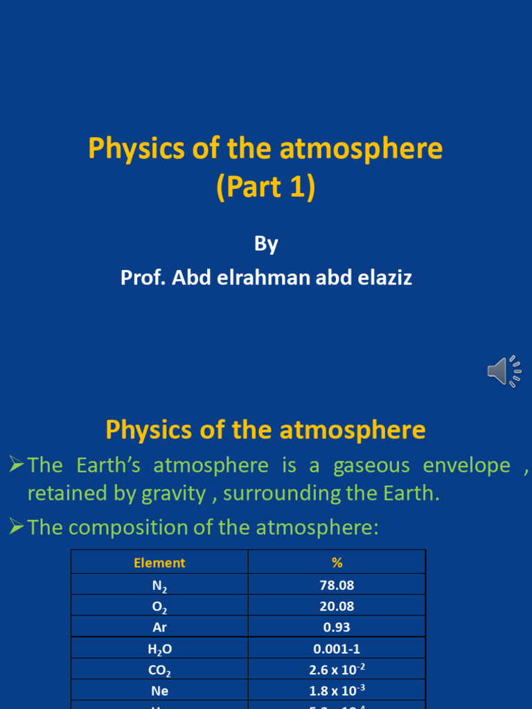 3-Physics of The Atmosphere-Three | PDF | Ozone Depletion | Atmosphere