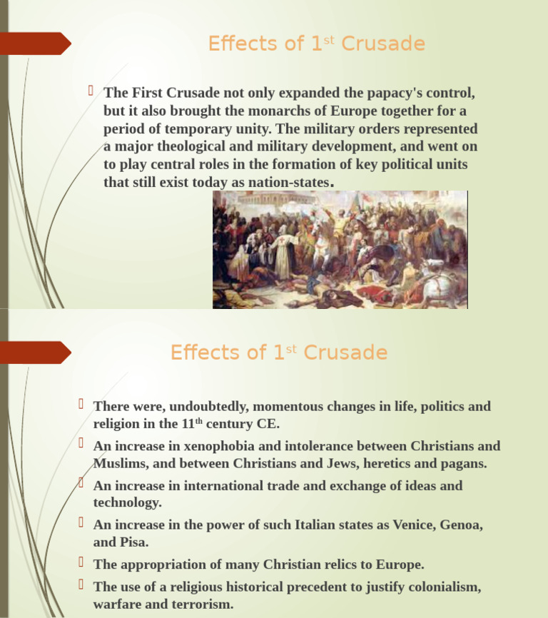 Effects of 1 Crusade | PDF