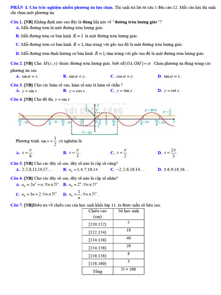 02-Đề-HK1-11-Mẫu | PDF