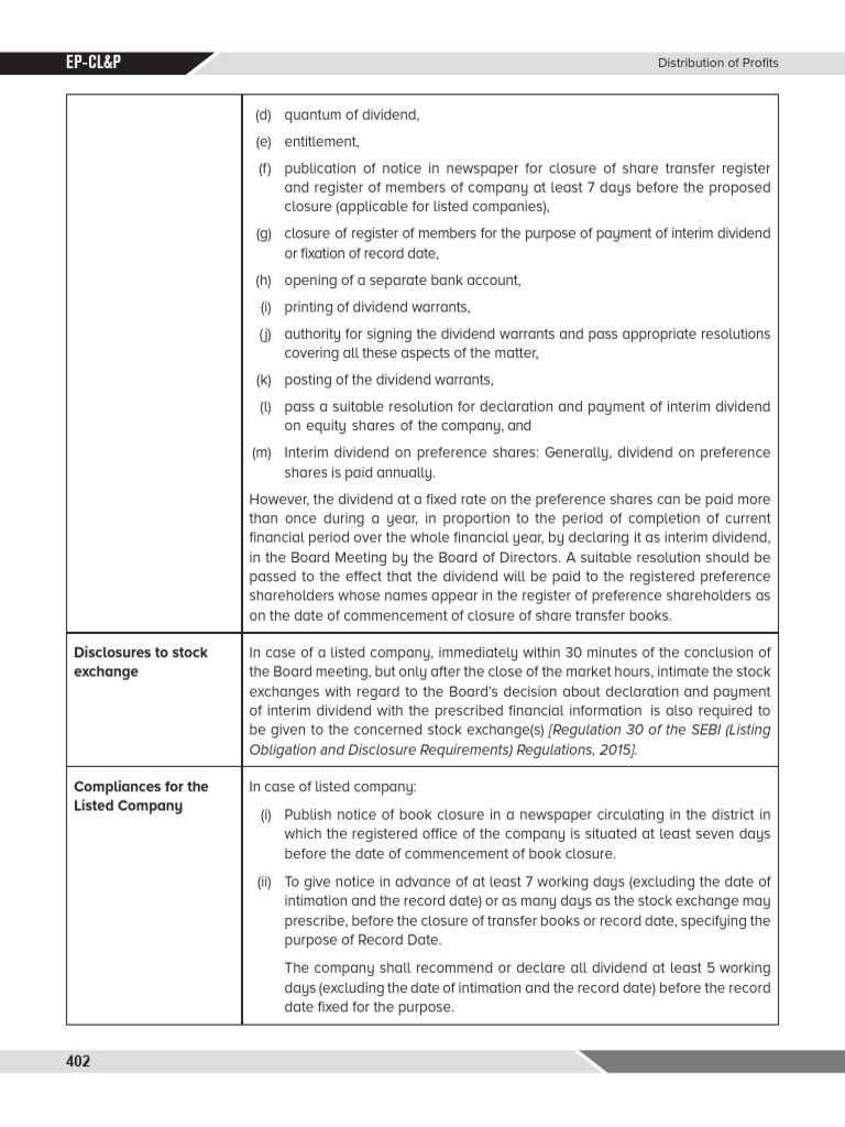 Book - Company Law & Practices-442 | PDF | Dividend | Stocks