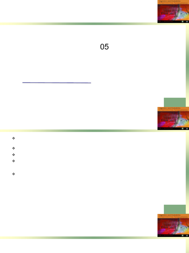 Prob and Statistics 3rd Lecture 12-9-2023 | PDF | Quartile | Quantile